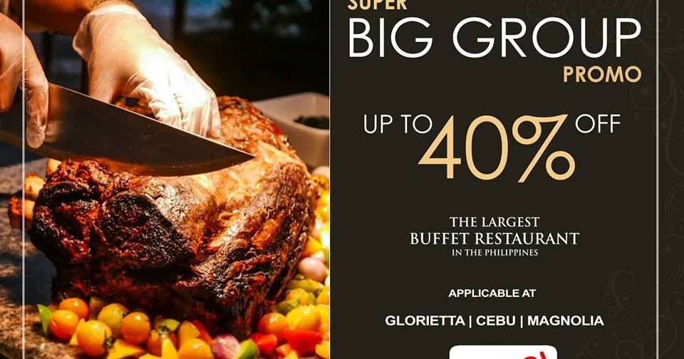 Manila Shopper: Buffet 101 Big Group Promo