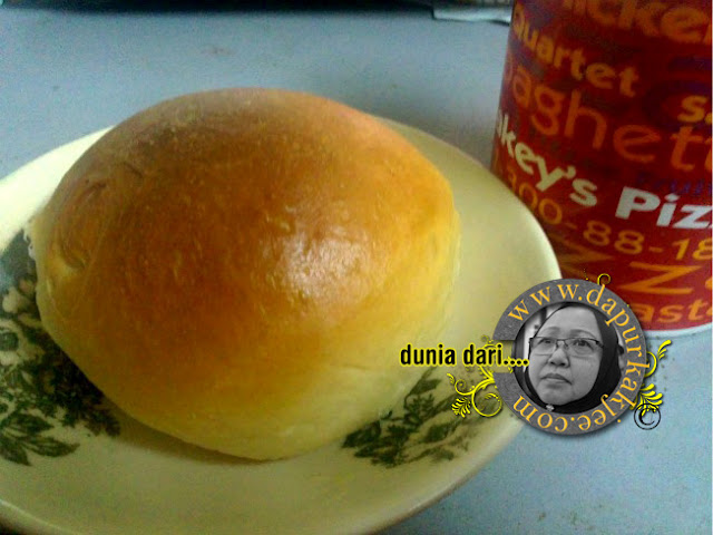 Roti red bean paste antara yang pernah Nadia buat