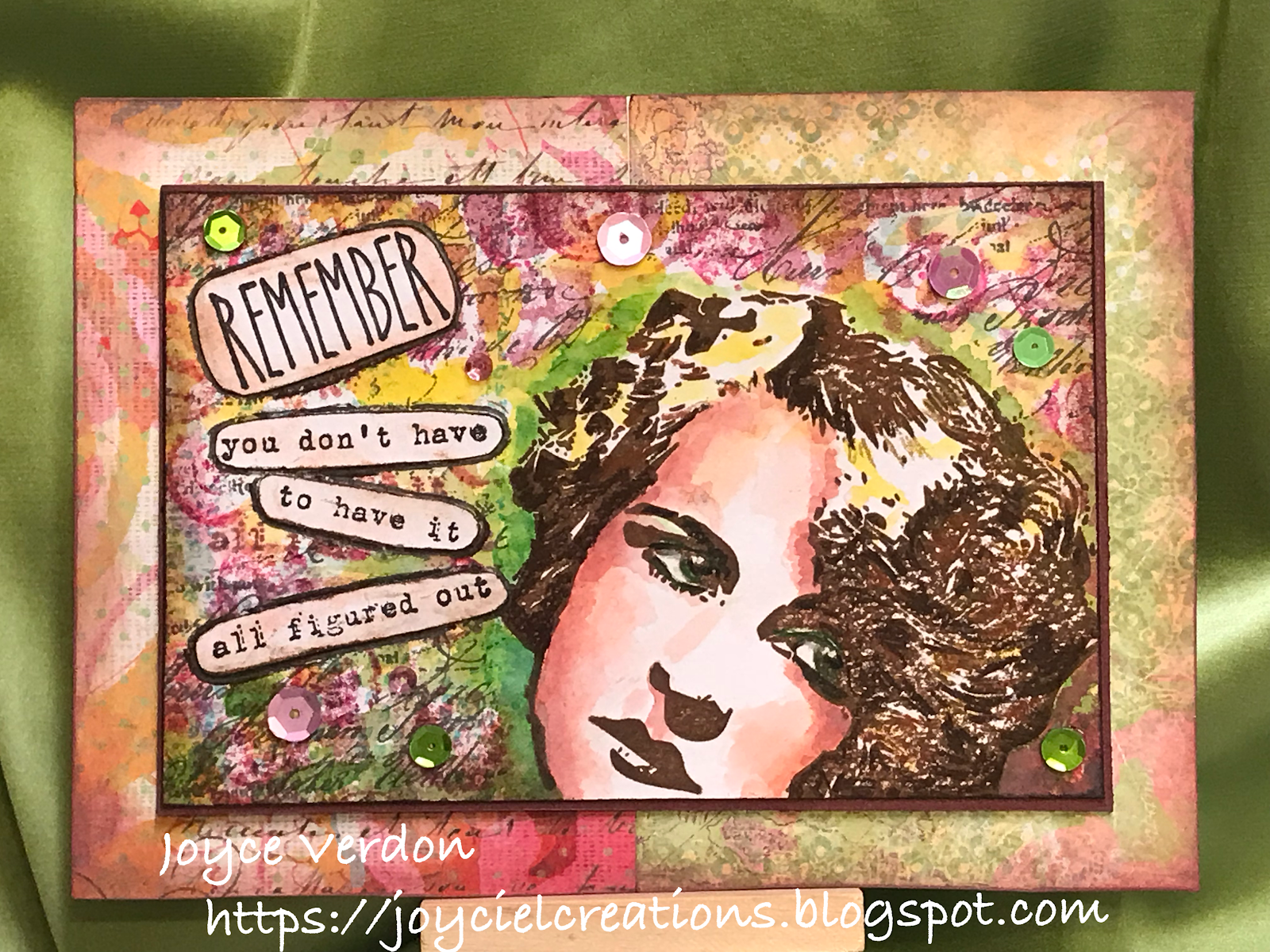 Joyce’s Creations: Remember Card