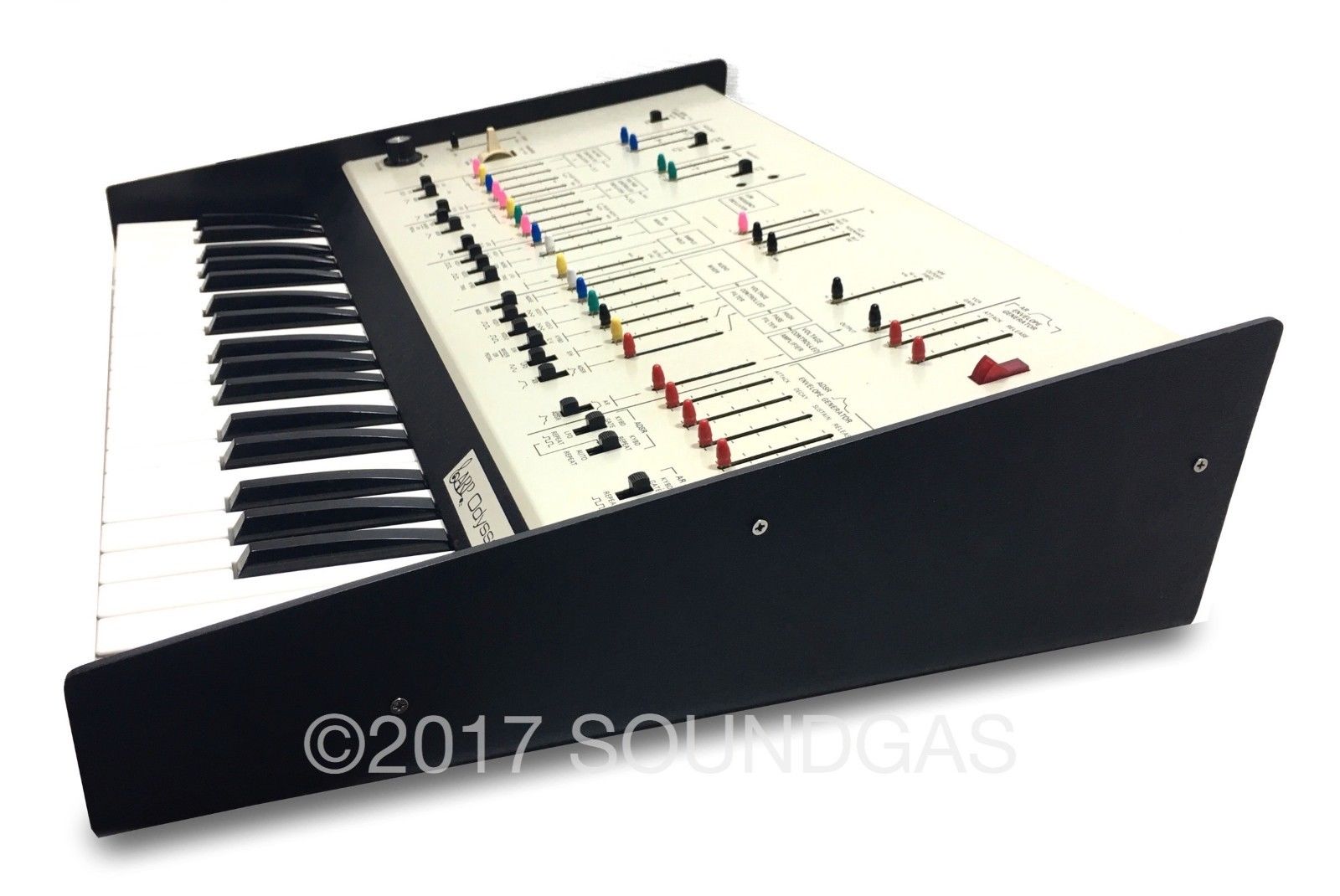 MATRIXSYNTH: ARP ODYSSEY 2800 MK1 White-face SN 28887 w/ Mono & CMS Mods