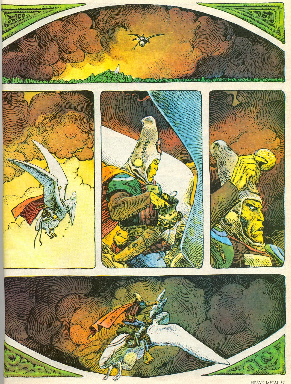 Head Medicine's Museum of International Comic Art: Moebius - "Arzach ...