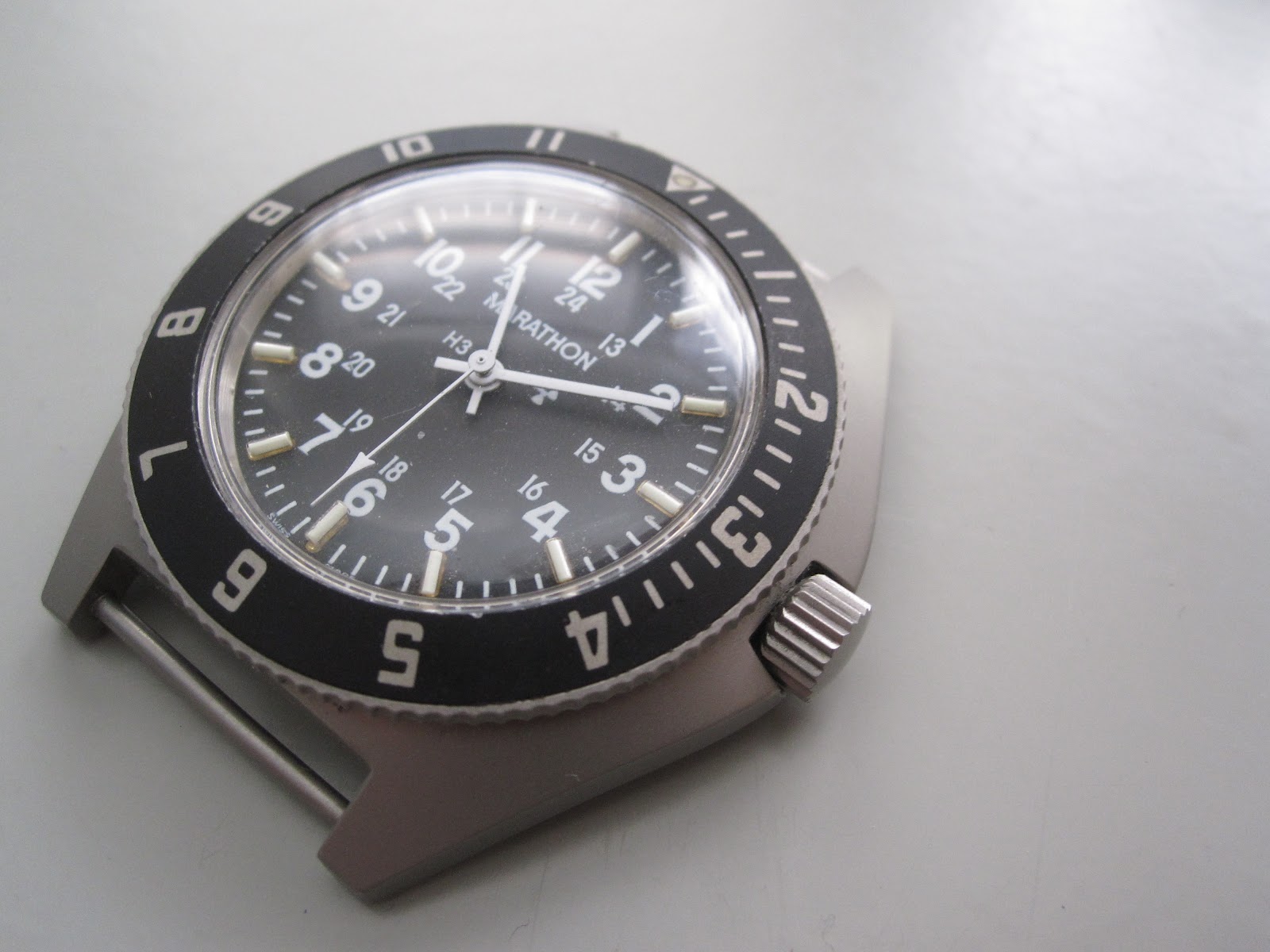 c7 watches: FS: RARE...1990 Marathon Gallet and Co. Stainless Steel ...