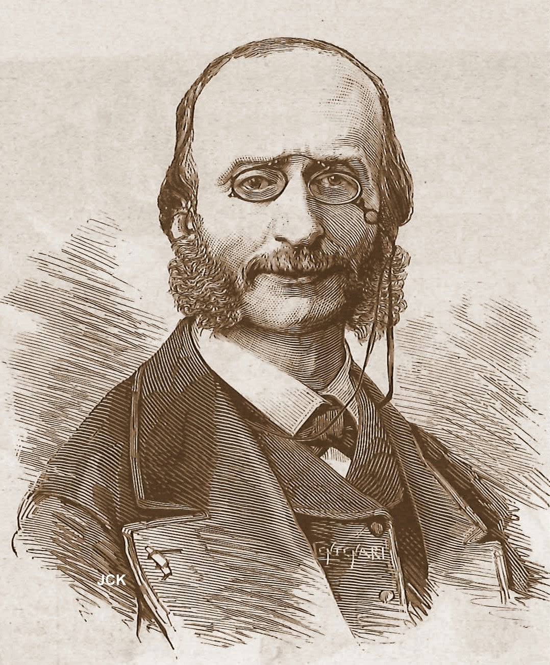 Jacques Offenbach : portraits dessins