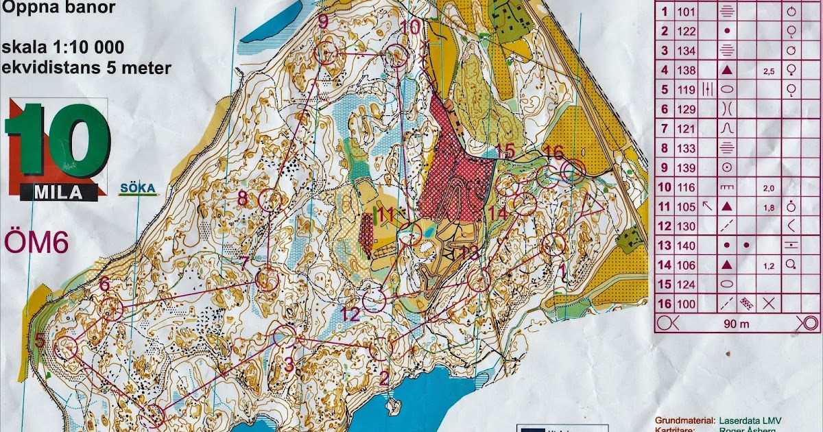 Orientēšanās kartes: Nynäshamn (Stockholm)