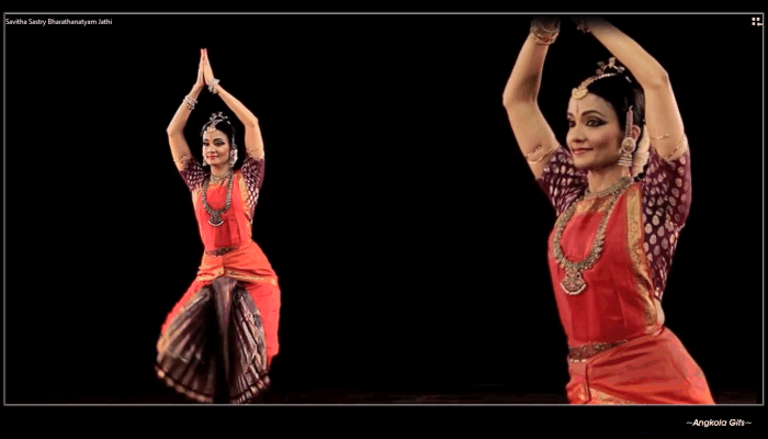 Animasi Bergerak Gif: Indian Classical Dance Animation - Gif