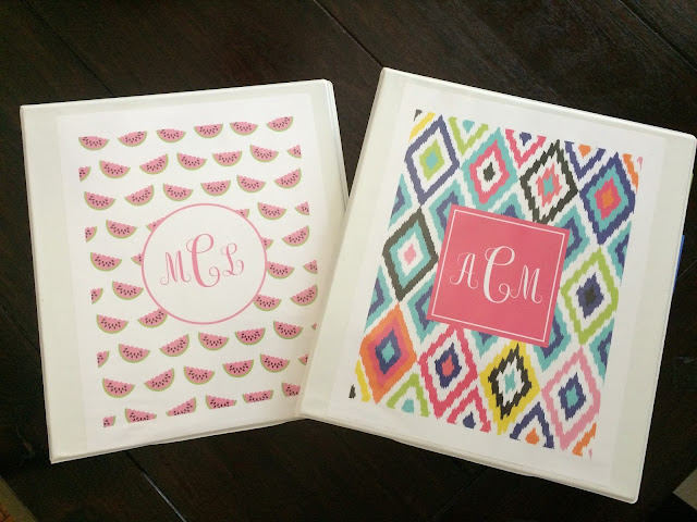 Crafty Texas Girls: Free Monogram Binder Covers