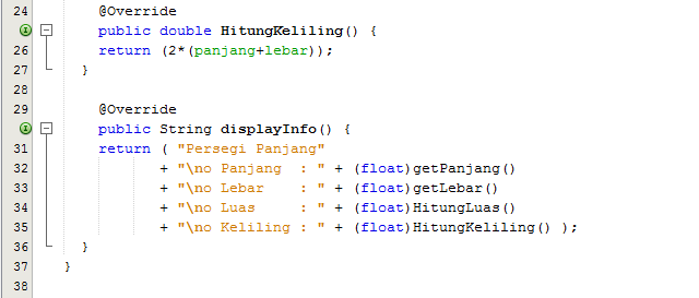 PROGRAM BANGUN DATAR MENGGUNAKAN INTERFACE DALAM JAVA NETBEANS