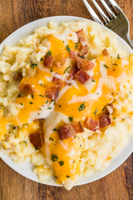 Smothered Chicken and Rice | Plain Chicken