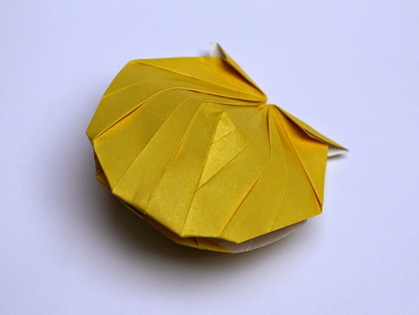 origami clam ~ art and craft projects easy