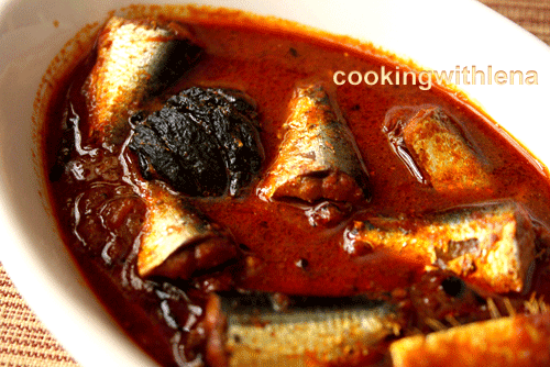 Lemon n Spice: MATHI MULAKU CURRY / SARDINE IN RED GRAVY / FISH IN RED ...
