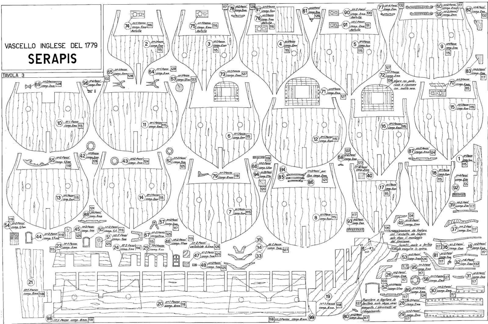 Tony Satunas : Sloop deck plans