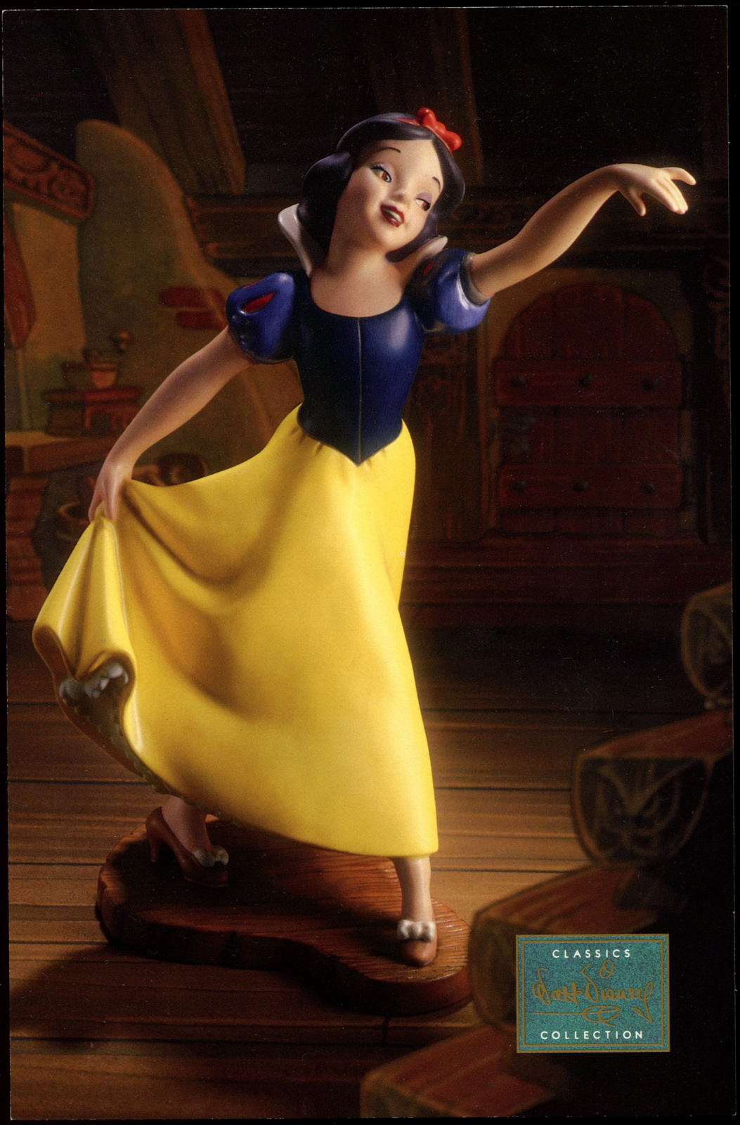 Filmic Light - Snow White Archive: WDCC Dancing Snow White Postcards