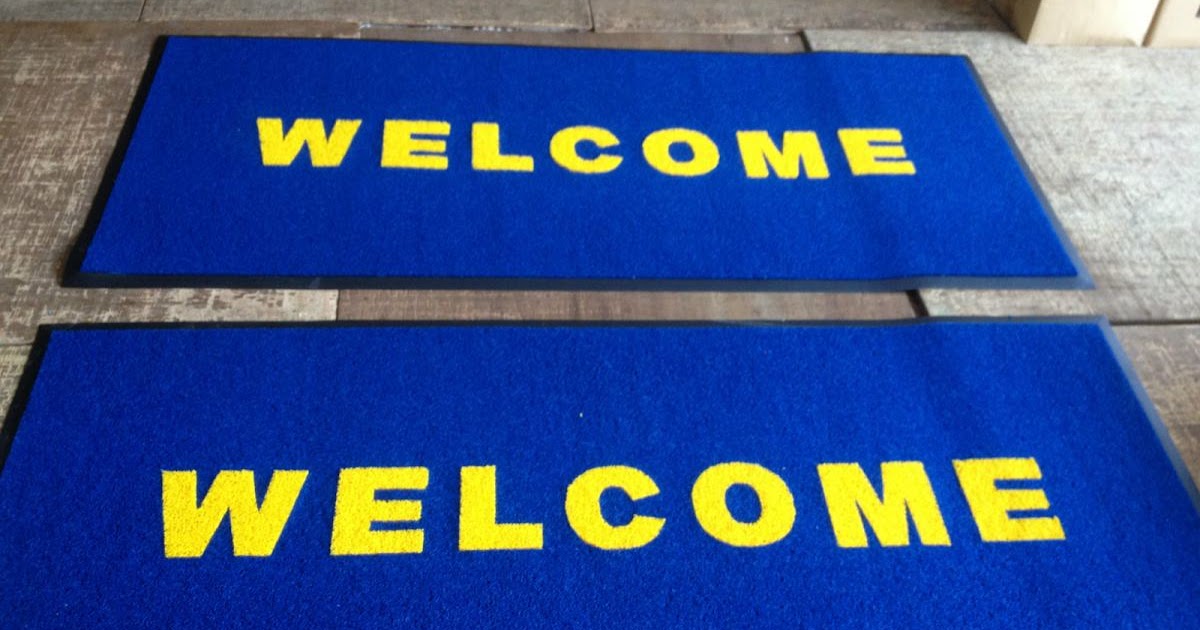karpet keset welcome