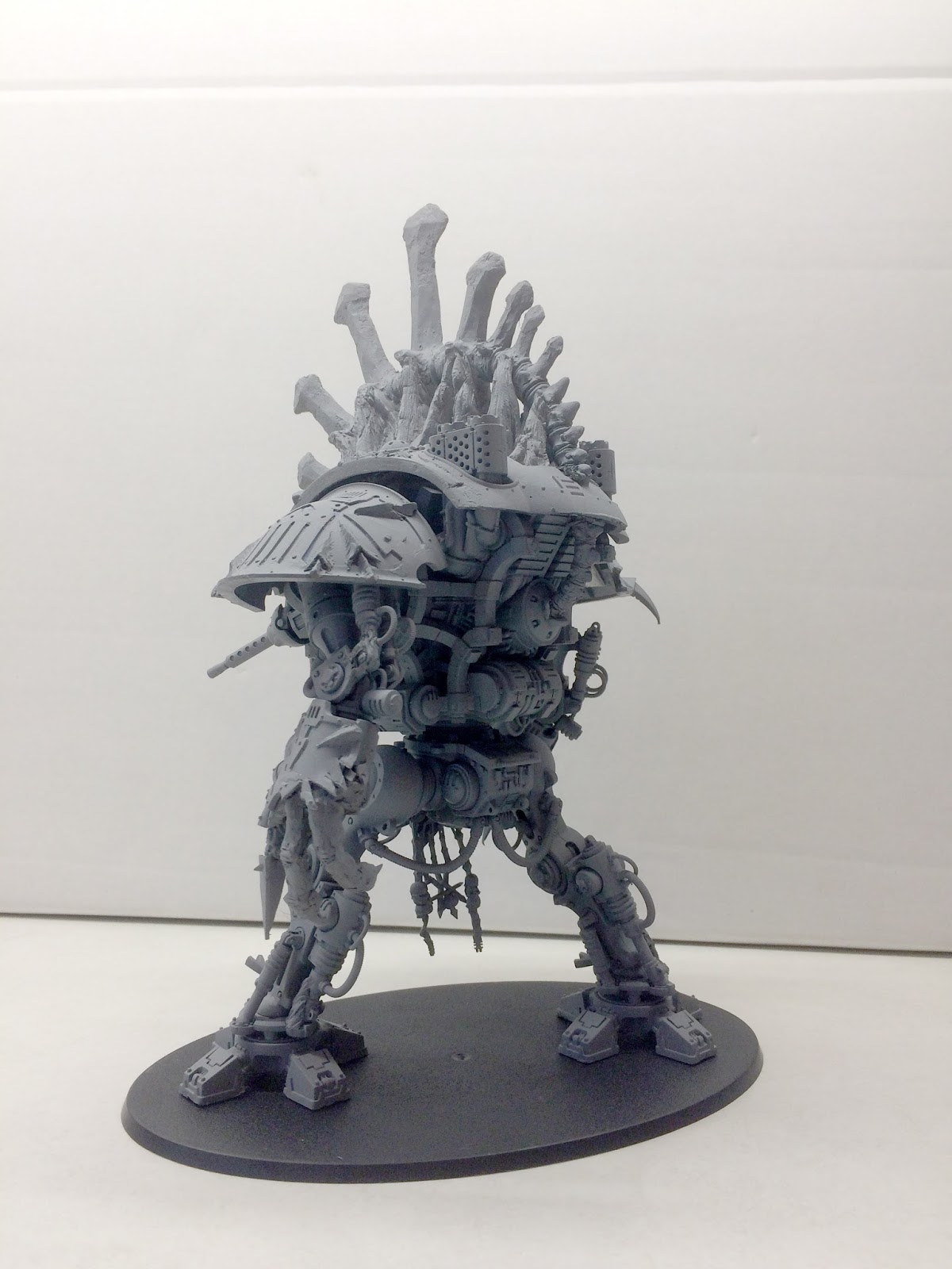 Bluewarp studios: Daemon Knight of Khorne - Chaos Knight Conversion