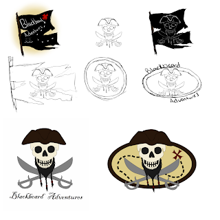 EKS Designs: Blackbeard Adventures Logo Ideas