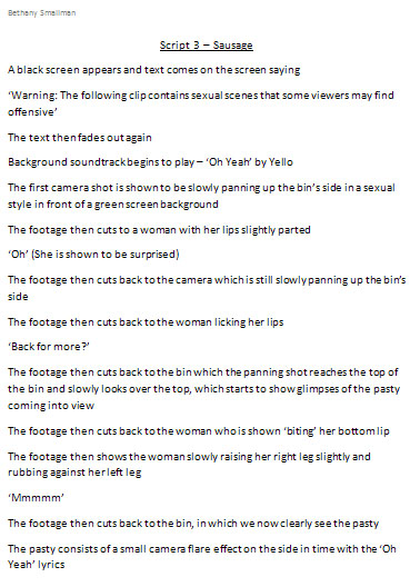 Unit 21: Understanding Video Technology: Task 3 - Production and Pre ...