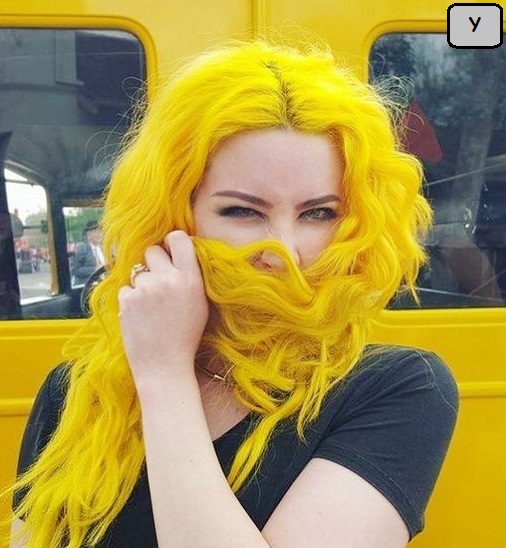Gaya Rambut Panjang Wanita Cat Kuning Terbaru - RINI KURSUS SALON DAN ...