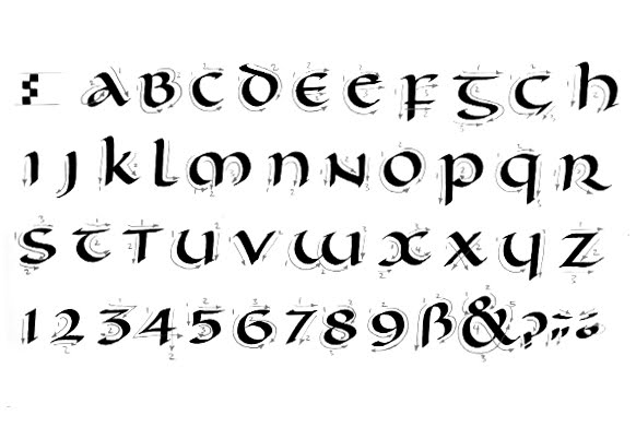 Handlettering, Kalligraphie