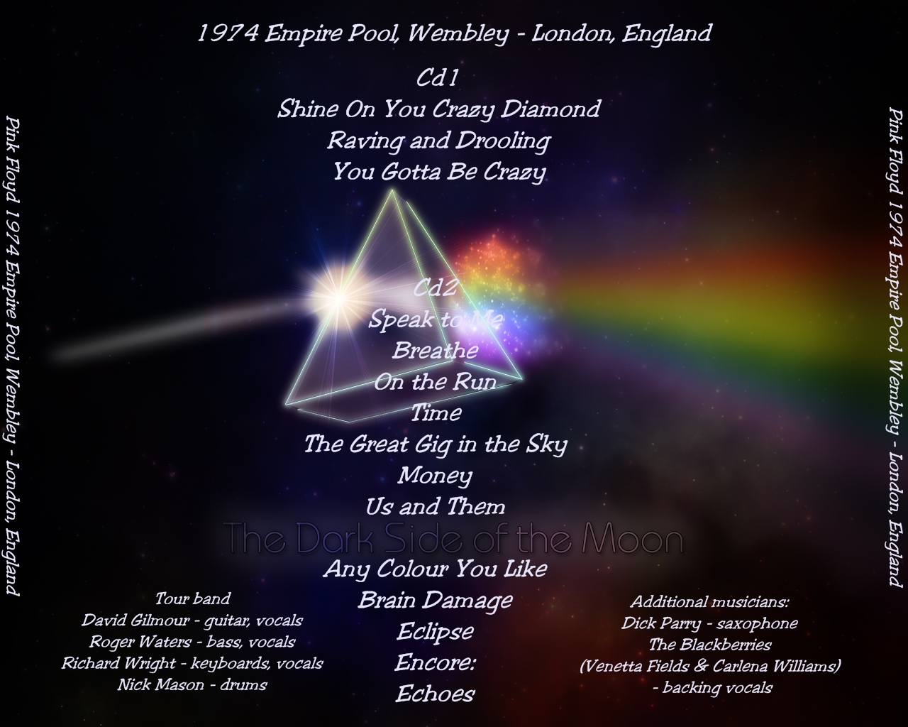 PINK FLOYD: BOOTLEG: Pink Floyd 1974 Empire Pool