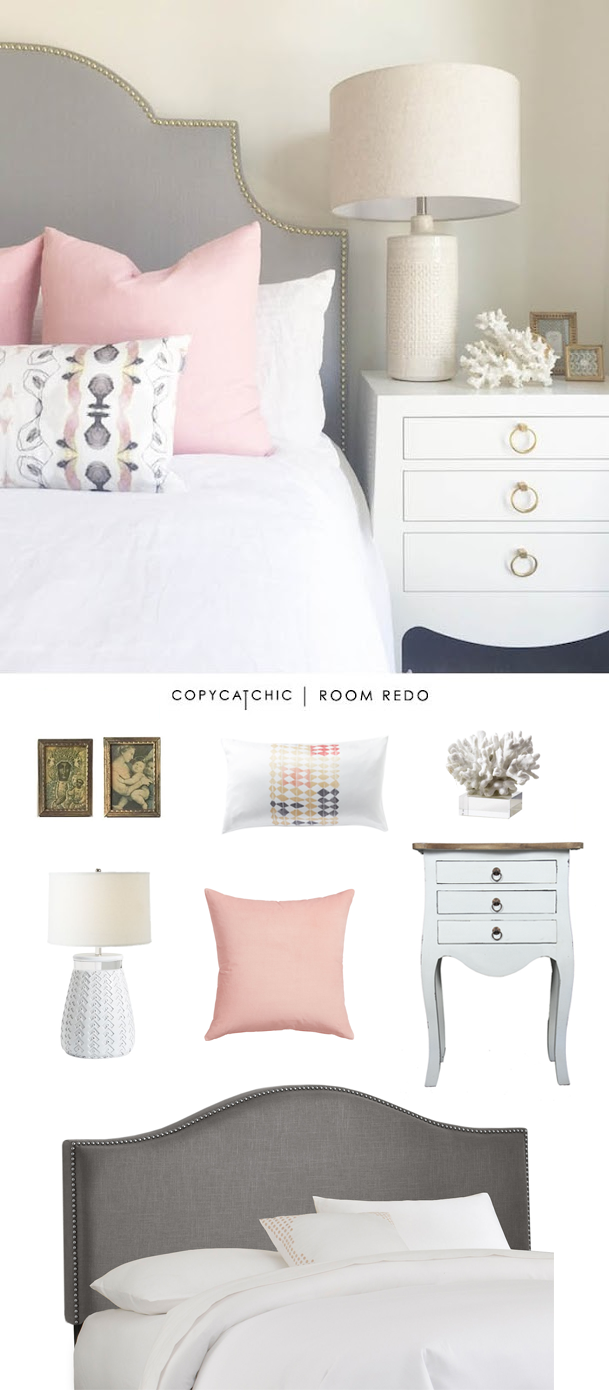 Copy Cat Chic Room Redo | Pink & Gray Bedroom | Copy Cat Chic | Bloglovin’