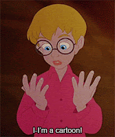 Uber-Dork (The 8-Year-Old Me): "I'm a Cartoon!" (The Pagemaster)