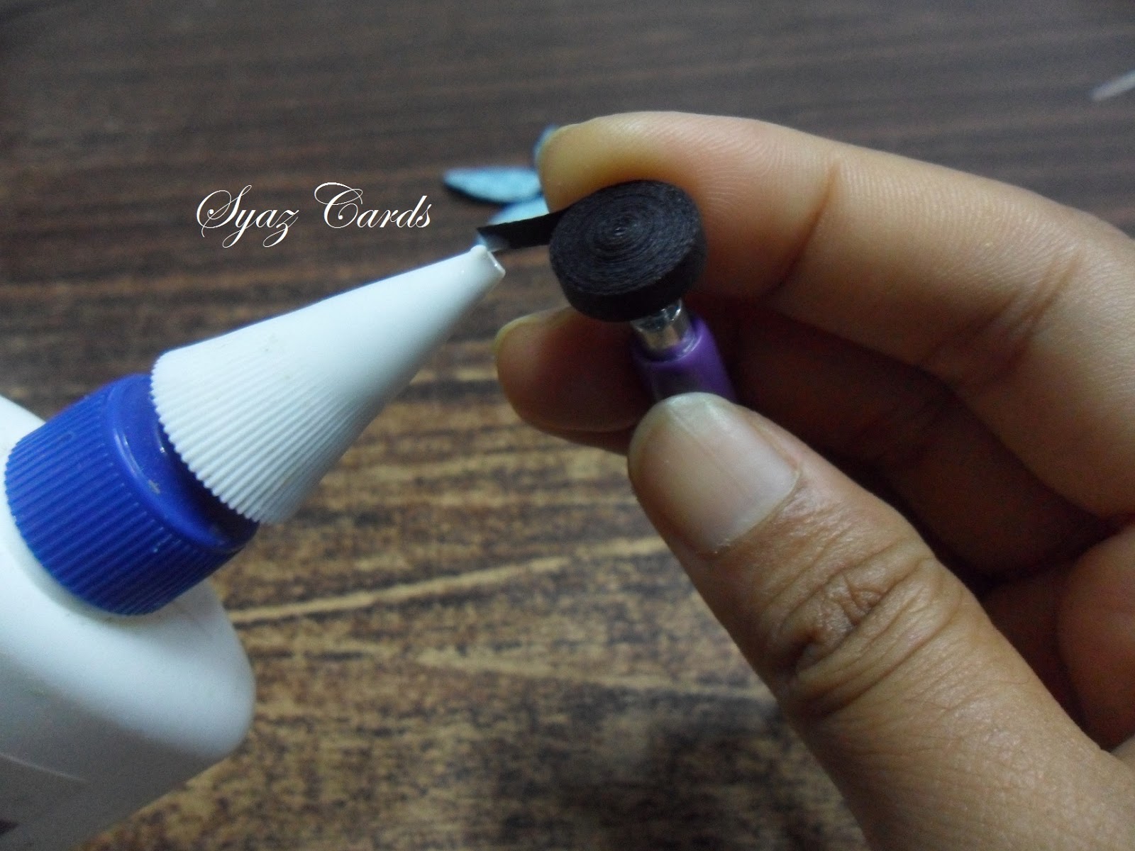 Syaz Cards: Termitaria flower tutorial