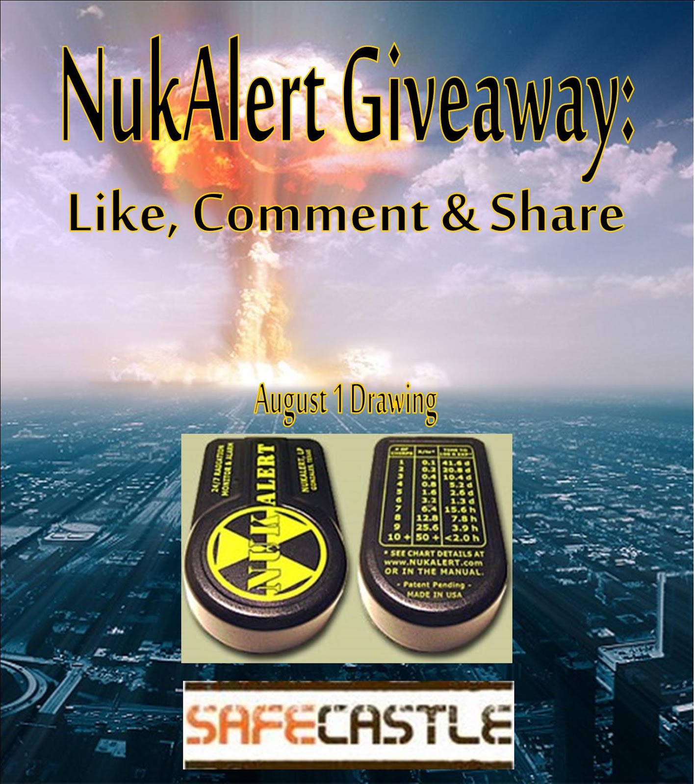 Safecastle One Shop For All Emergency Essentials NukAlert Giveaway safecastle-one-shop-for-all-emergency-essentials-nukalert-giveaway