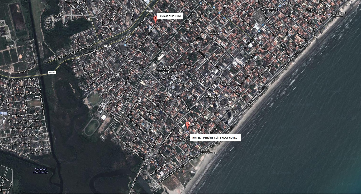 Pousada Aconchego Peruíbe: Localização