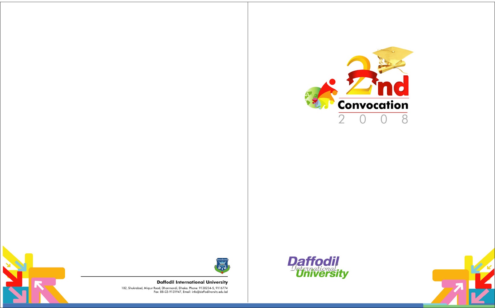 Capital Graphics: Convocation Souvenir cover design