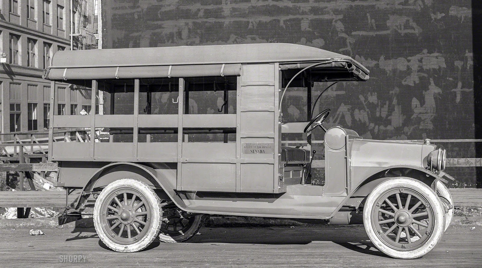 Just A Car Guy: A REO Speedwagon ambulance, gifted to Belgium from the ...