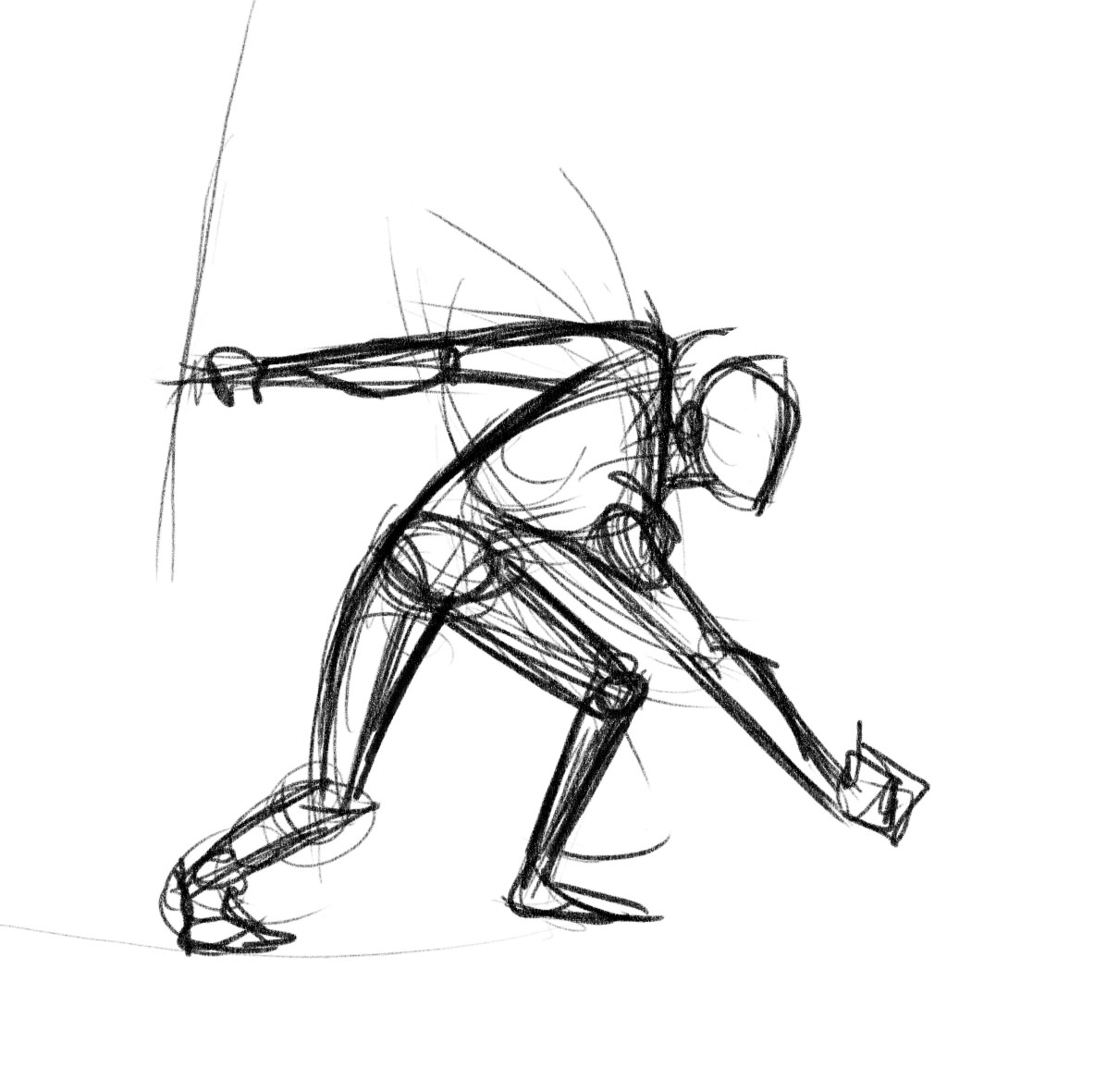 Nick Salmon Art: drawing through forms