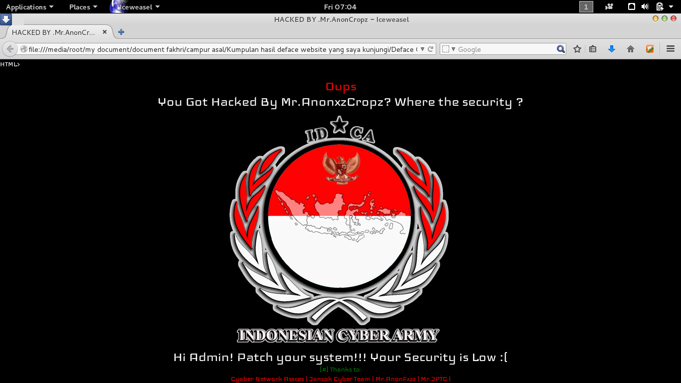 Kumpulan Script Deface Terkeren & Terbaik - Blog Fakhri