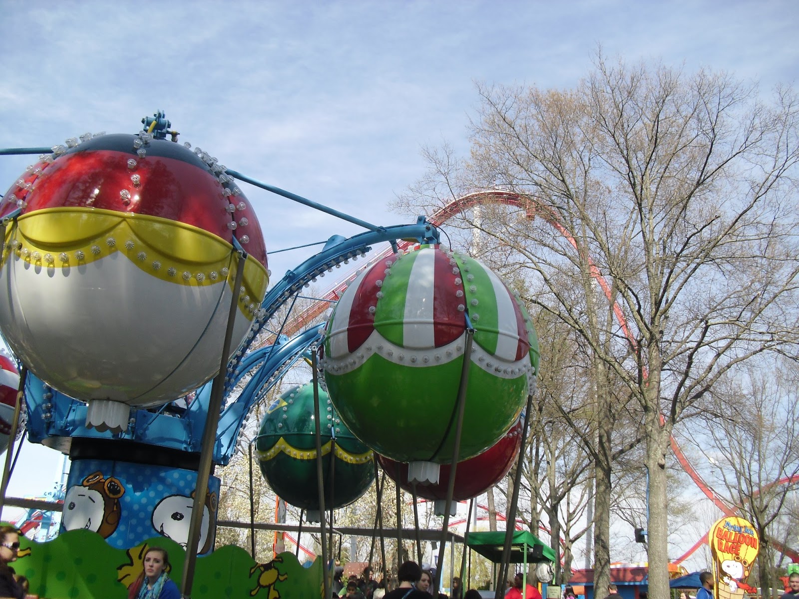 Travel NC With Kids: Carowinds Flying Ace Balloon Race Ride in Planet ...