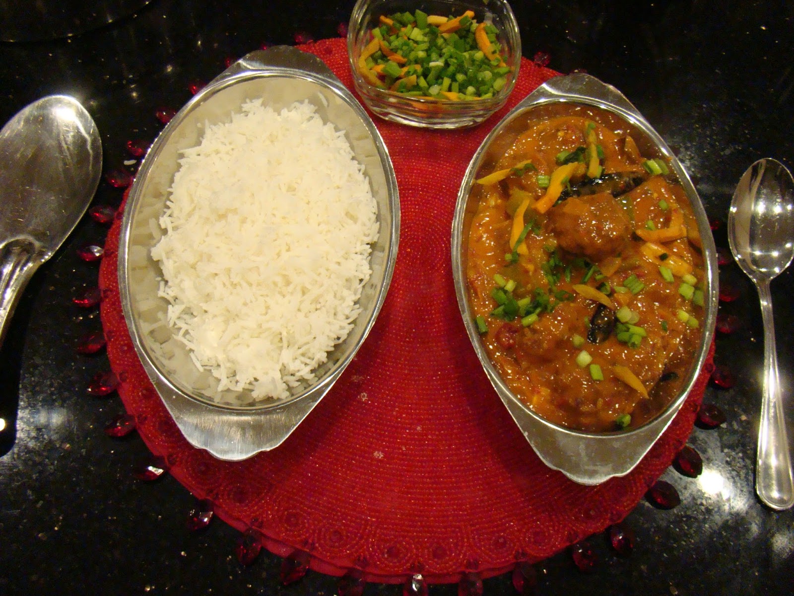 My Favorite Recipes Collection: Edamame and Veggie Munchurian