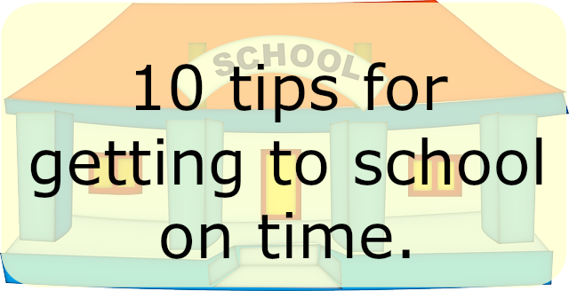 Is it chaos before the school run? - 10 tips for getting to school on ...