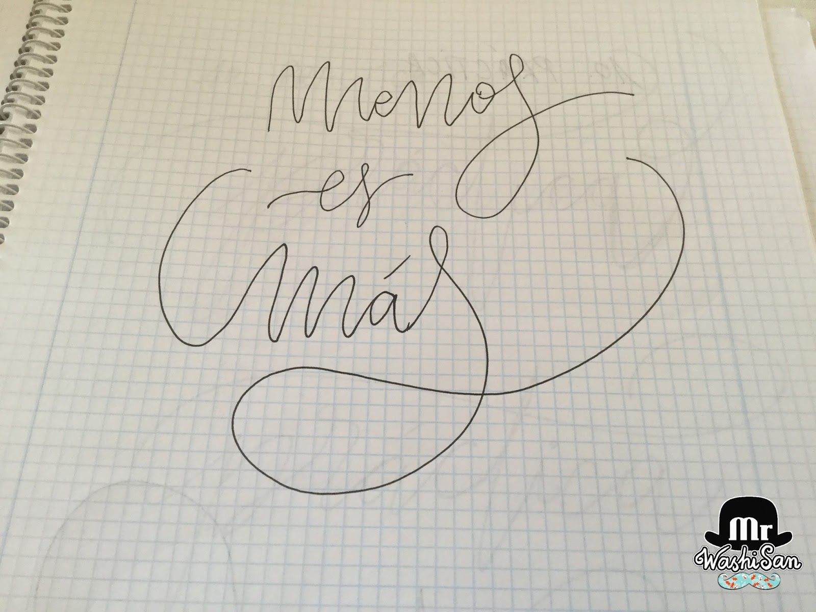 Mr WashiSan: 10 consejos para decorar con florituras tu lettering