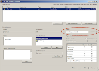 NextGen Template Development: NextMD Patient Portal – Enrollment Process