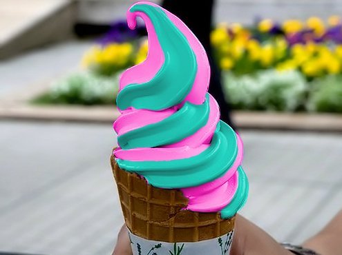 It’s time for a colourful ice cream!
