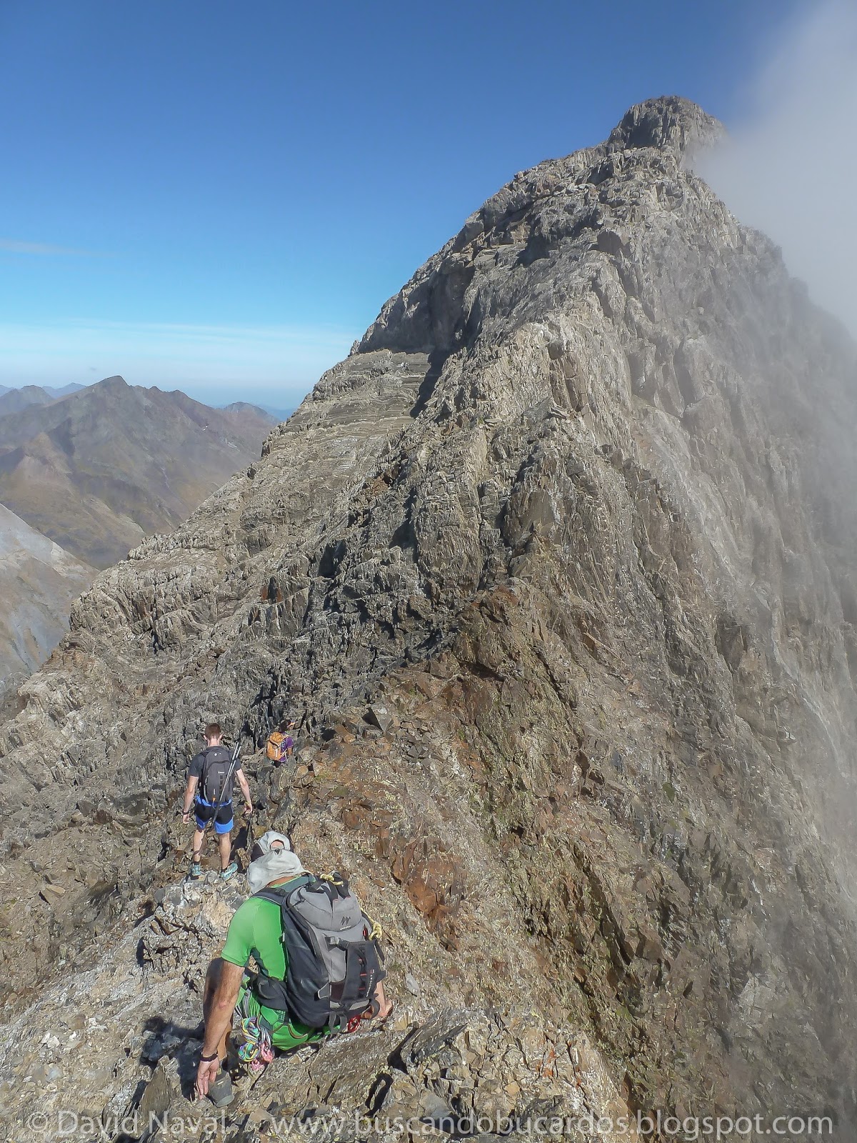 Cresta Espadas-Posets, circular desde Biadós - Rutas por el Pirineo