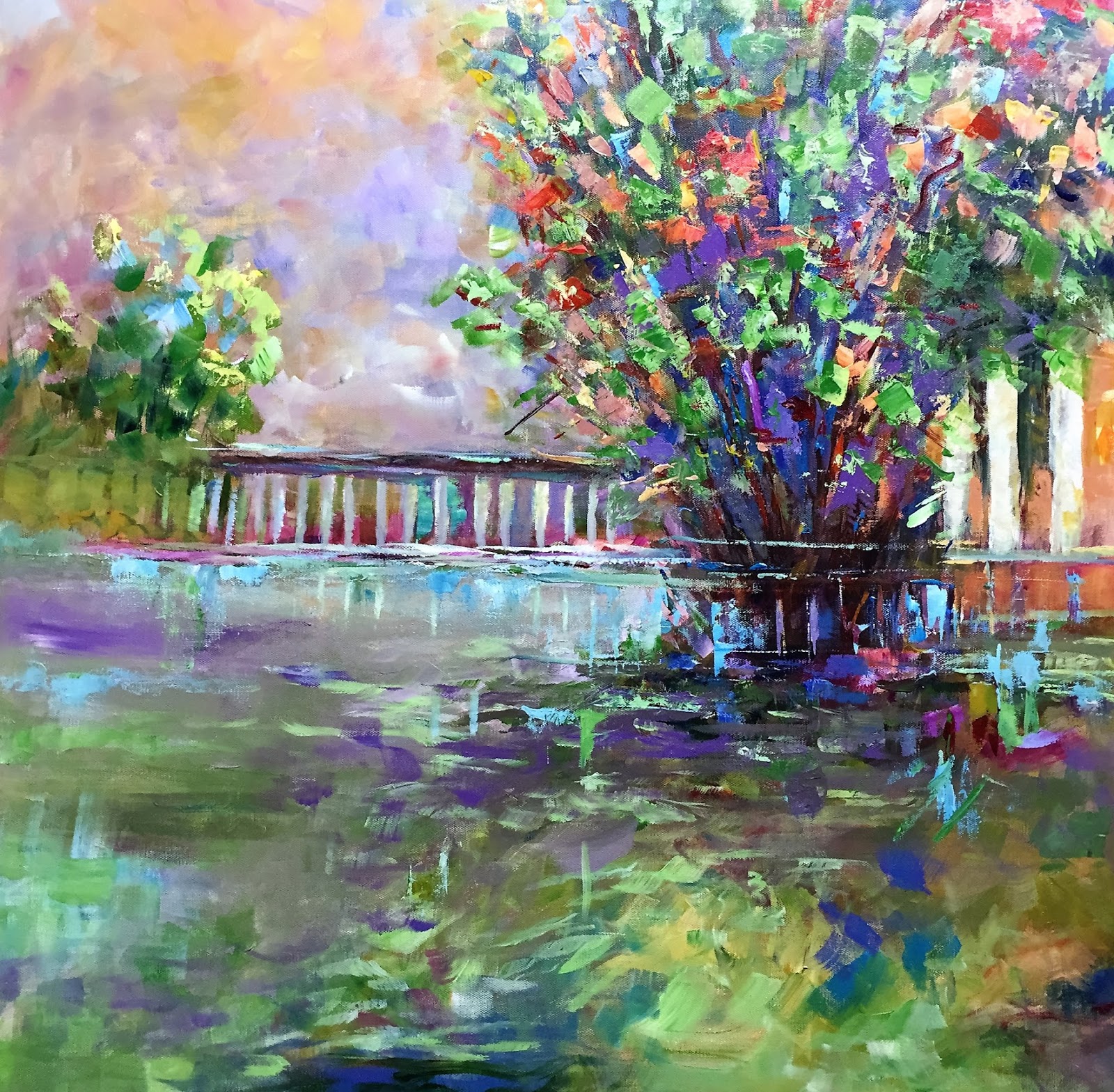 Where ART Lives Gallery Artists Group Blog: "Hollis Gardens" Abstract ...