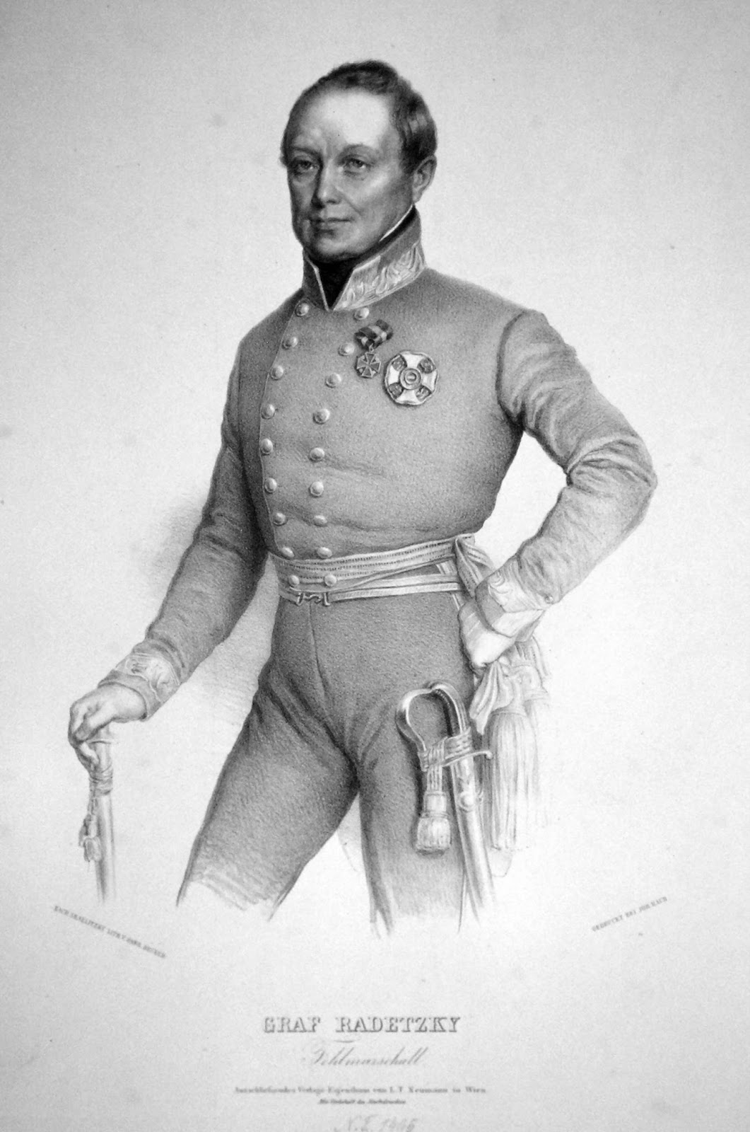 El Mariscal y Conde Joseph Radetzki von Radetz.