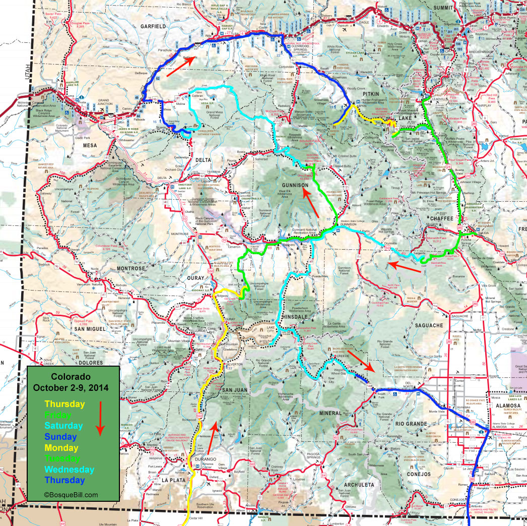 Bosque Bill's Backroads: Autumn Color: Colorado Part 2
