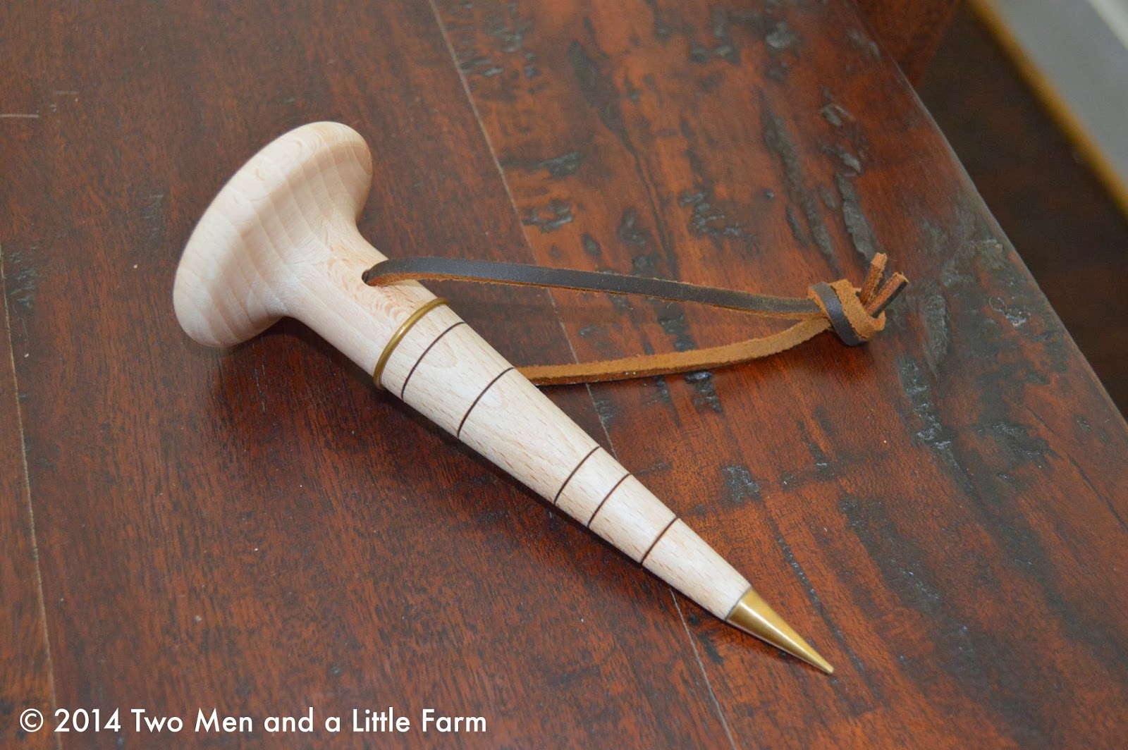 Two Men and a Little Farm: HOMEMADE DIY DIBBER AND A SURPRISE