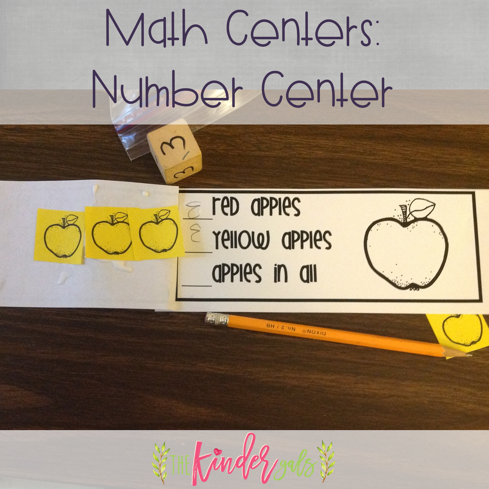 KinderGals: Apple Math Centers
