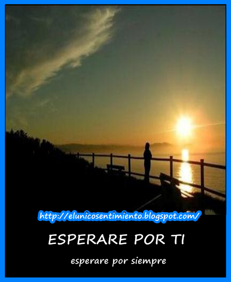 Esperare por ti : El Unico Sentimiento