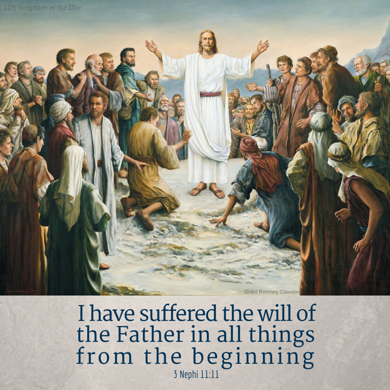 LDS Scripture of the Day: 3 Nephi 11:11