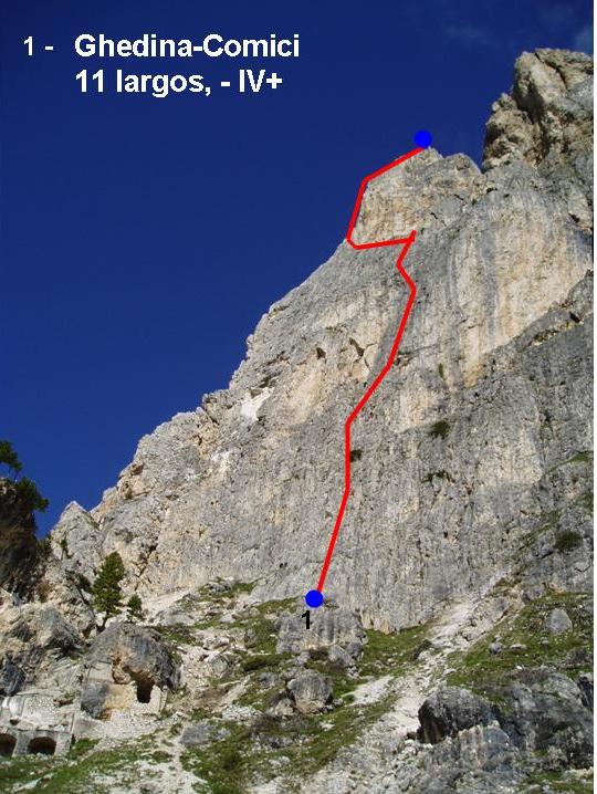 TRINI Y SALVA: Torre Piccola di Falzarego - "Ghedina-Comici"