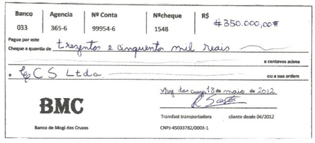 ECS - Engenharia de Construções Sustentáveis: TITULO DE CRÉDITO – CHEQUE