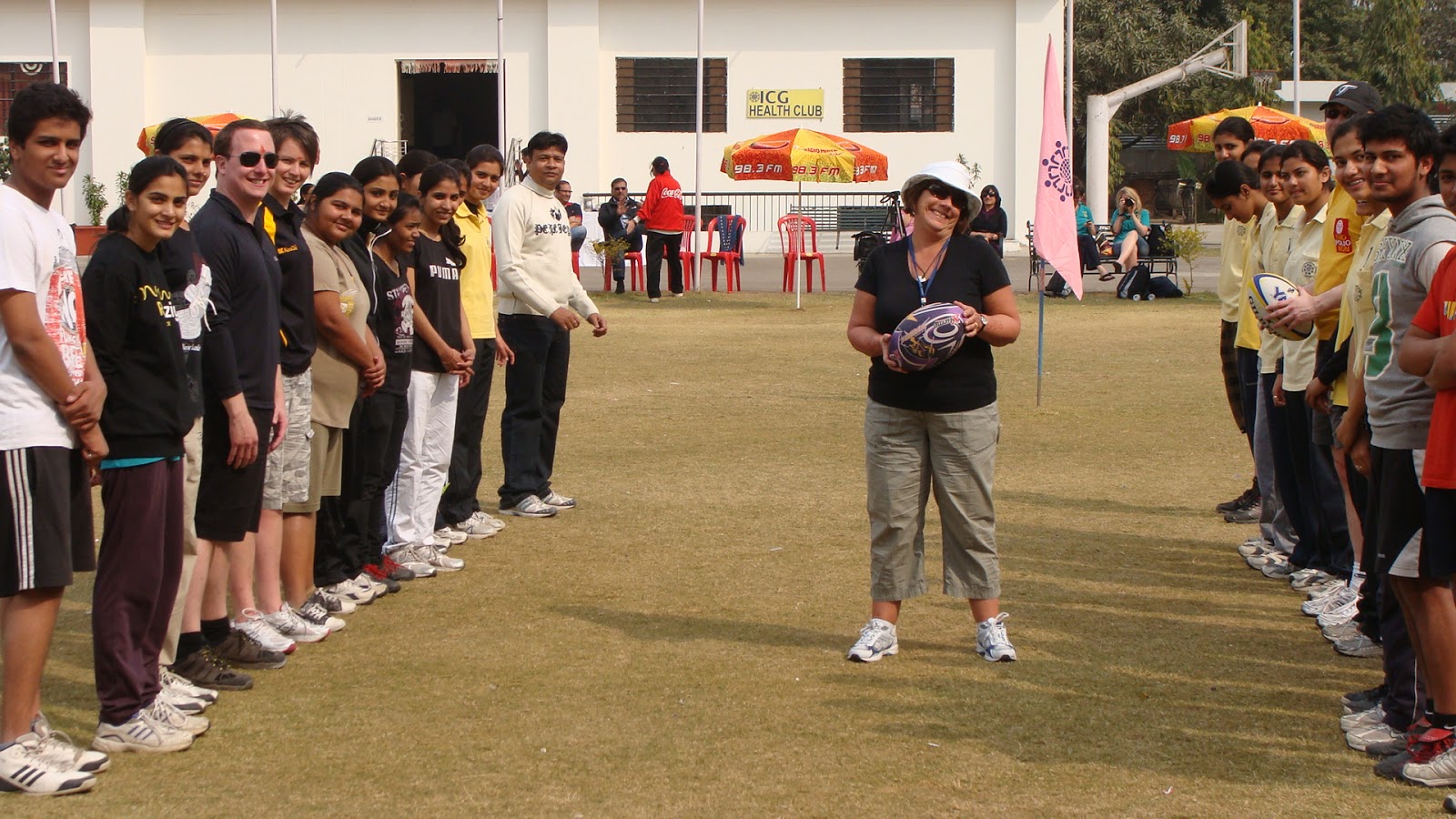 Group Study Exchange D1290 to D3050: Rugby Match at the ICG