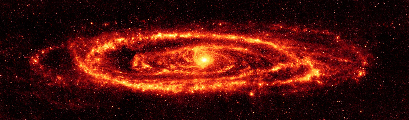 Andromeda in the Infrared | Earth Blog